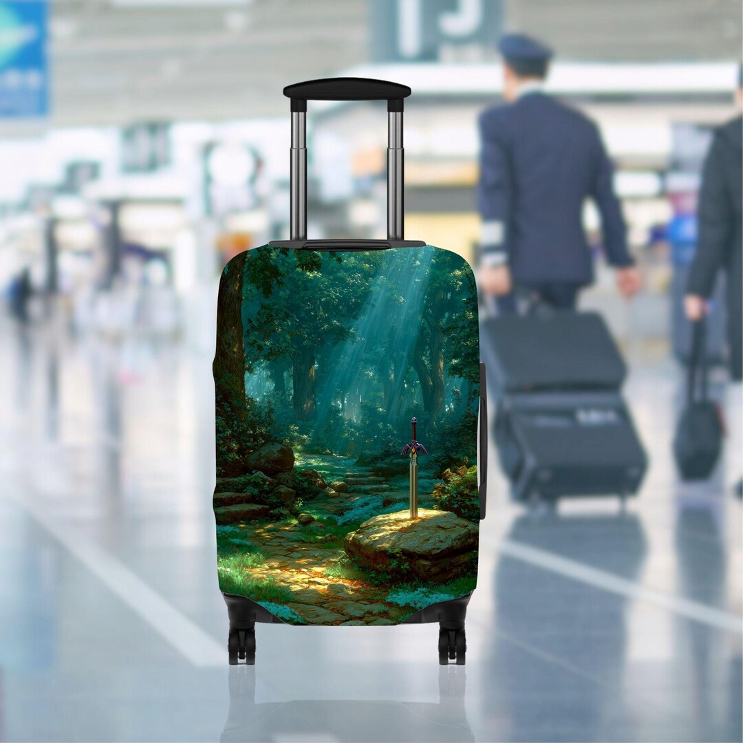 Gaming Fanart Luggage Cover, Travel Suitcase Cover protector Skins ...