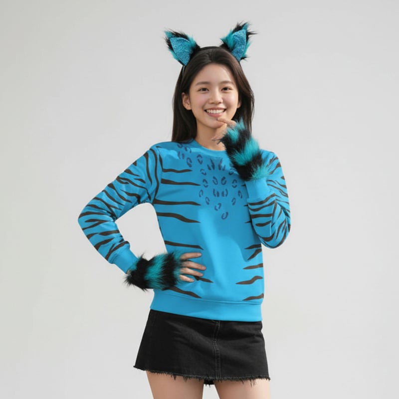 Derpy Tiger Tail and Ears - Etsy