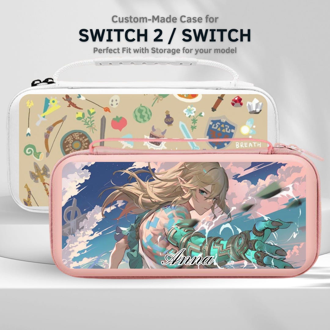 Personalized Gamer Fanart Switch Case for Nintendo Switch 2/switch OLED ...