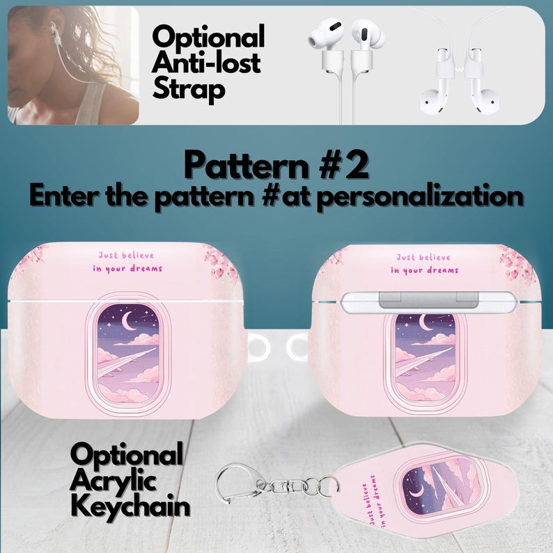 Cute Travel the World Aesthetic Airpods Case for Airpods Pro 3 2 1 ...