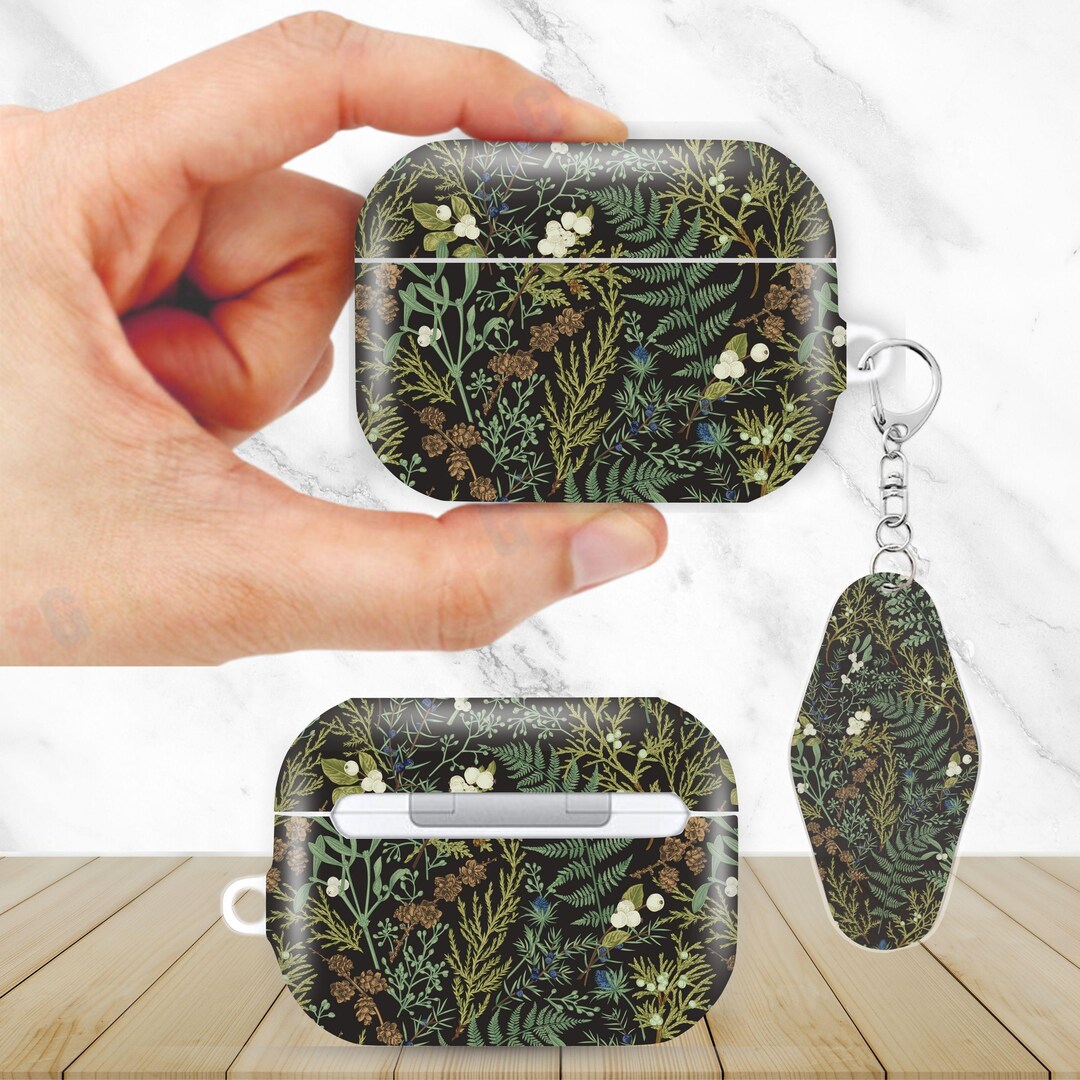 Cute Botanical Art Aesthetic Airpods Case for Airpods Pro 3 2 1, AirPod ...