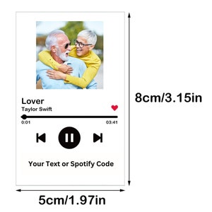 Personalized Song Keychain | Custom Photo Music Keychain | Personalized ...