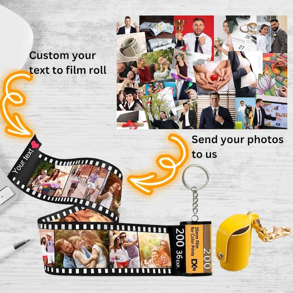 Custom Film Photos Keyring - Etsy