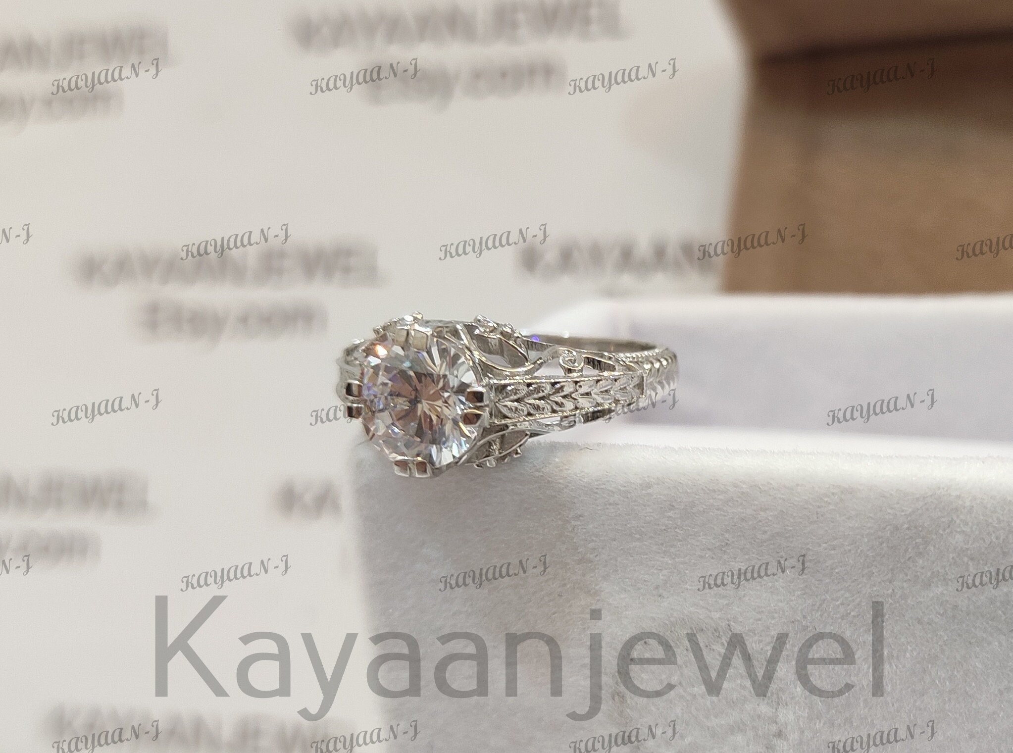 1930s Vintage 2.30 Carat White Round Cut Diamond Wedding - Etsy