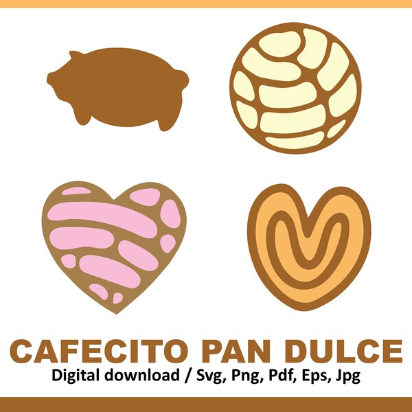 Pan dulce svg - Etsy España