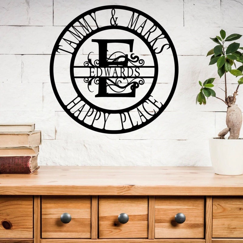 Swirl Monogram - Etsy