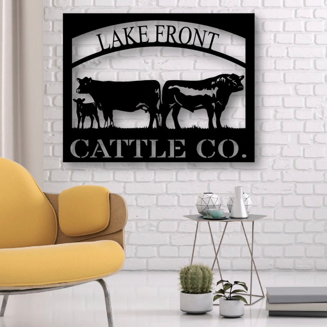 Cattle Monogram - Etsy