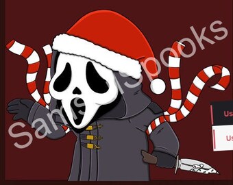 Ghostface Santa - Etsy