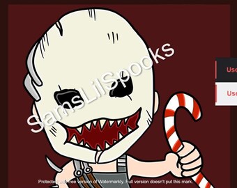 Candy Cane Emote - Etsy