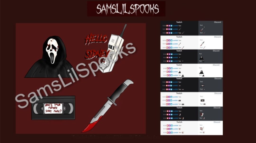 Scream Emote Set - Etsy