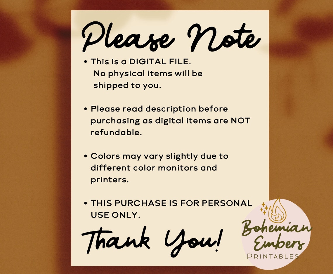 Set of FOUR Printable Boho Halloween Prints, Instant Download ...