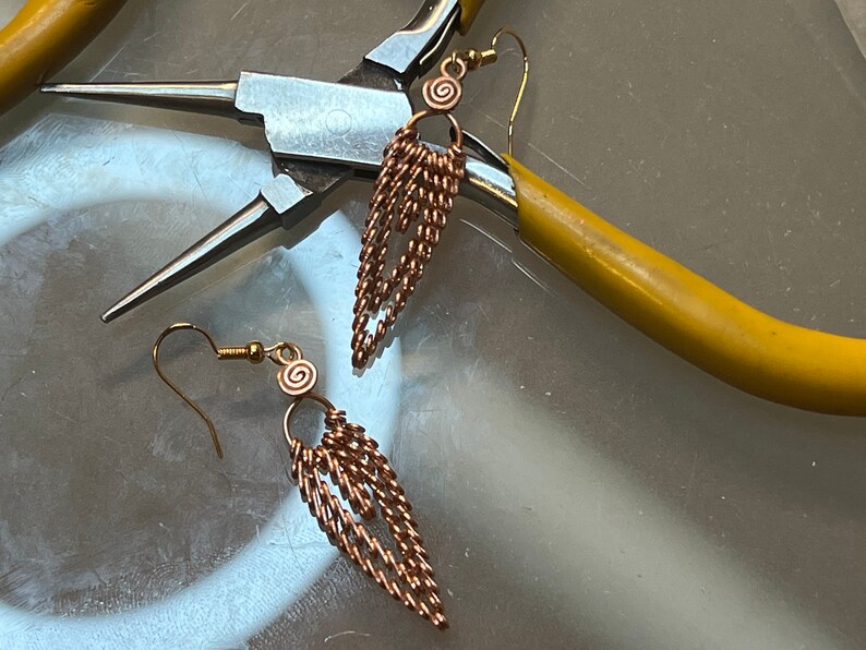 Easy Leaf Earrings TUTORIAL - Etsy
