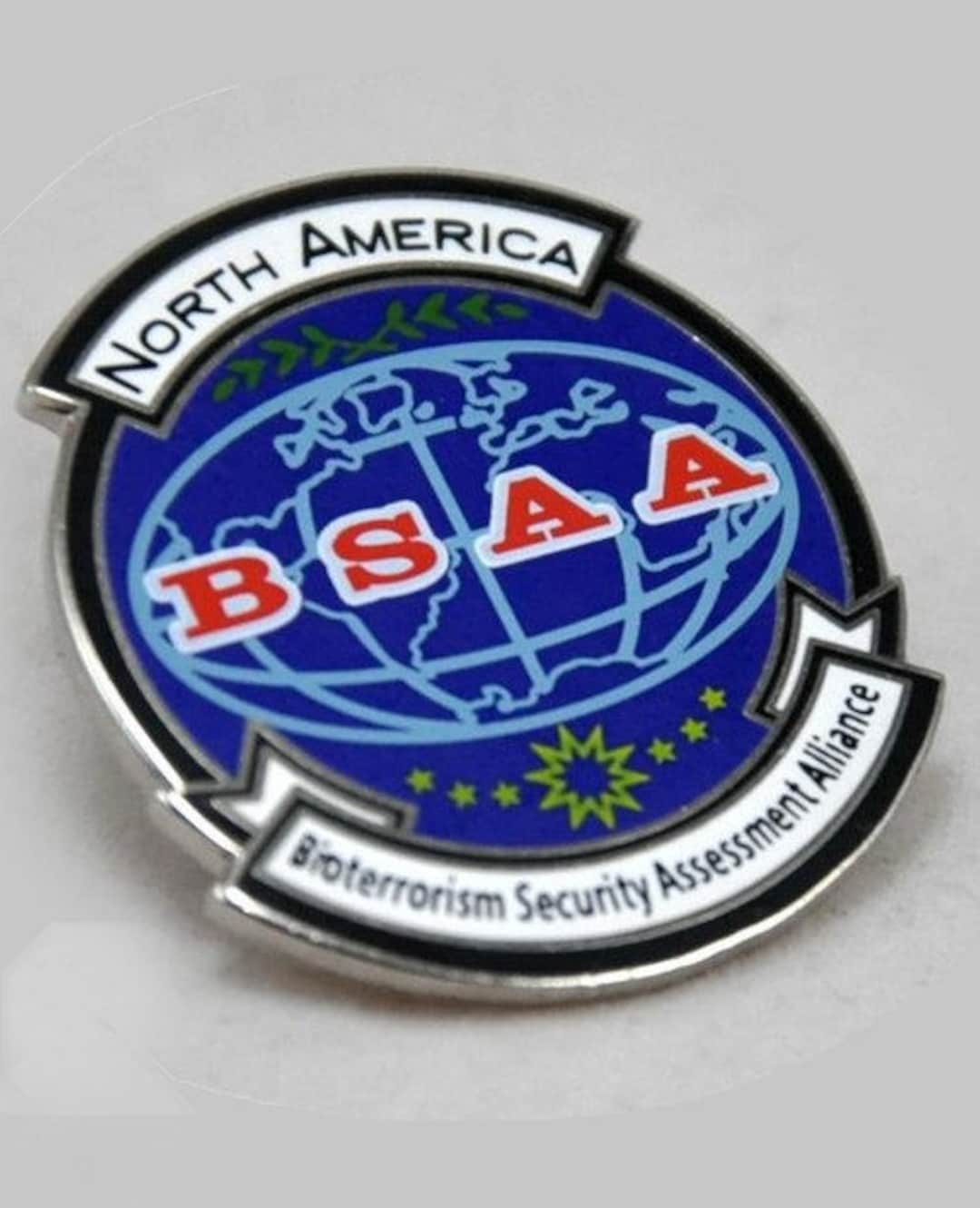 Resident Evil BSAA Enamel Lapel Badge Pin Resident Evil Chris - Etsy