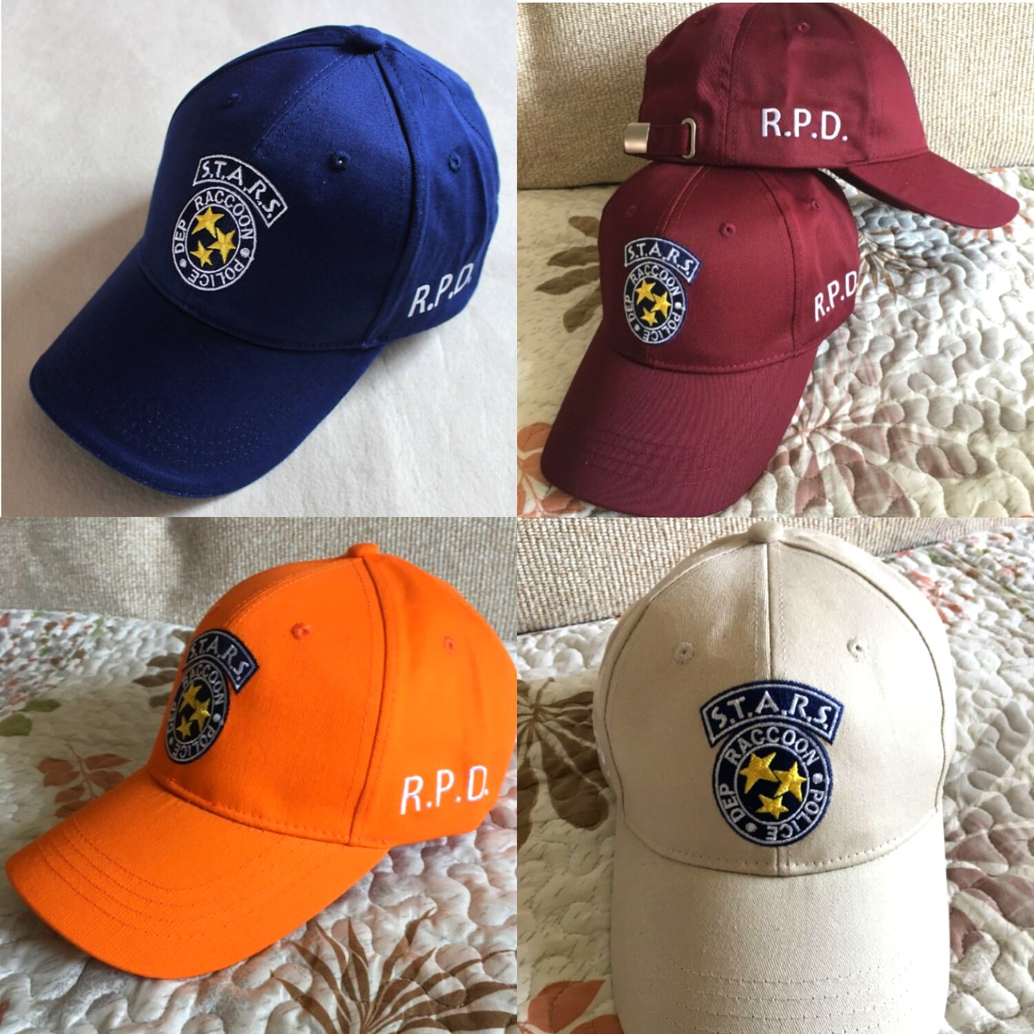 Resident Evil Stars RPD Prop Peaked Cap/flat Caps/sun Hat - Etsy