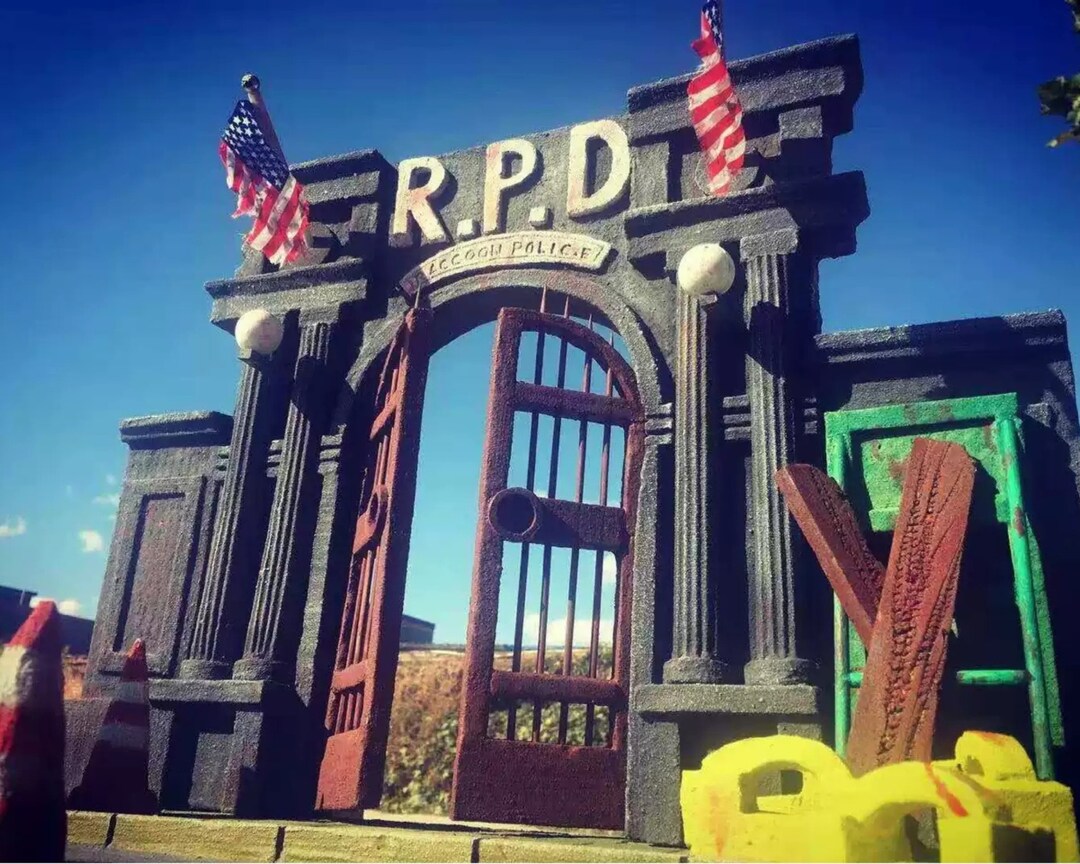 1/12 Resident Evil R.P.D. Main Gate Scenehandmade Miniature - Etsy