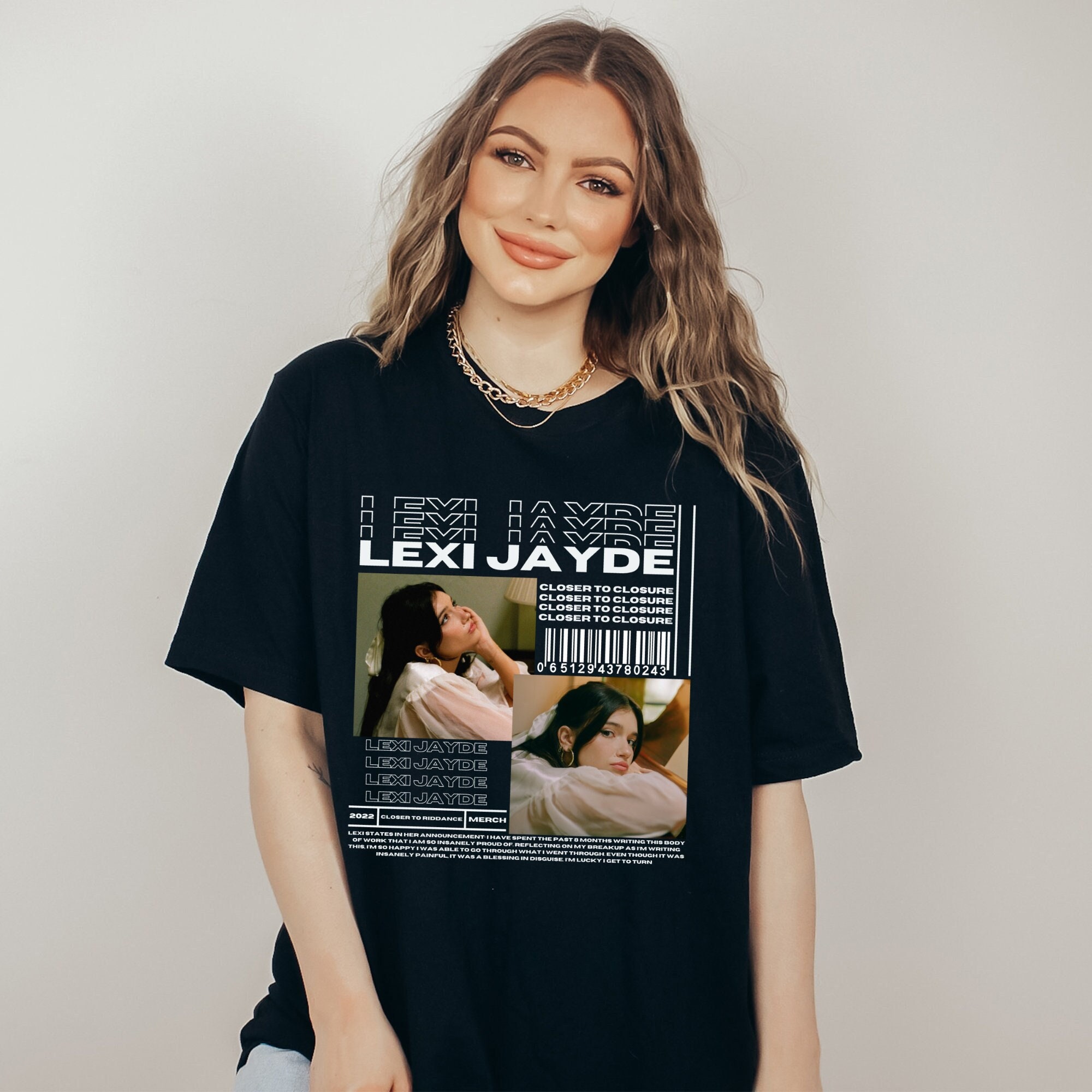 Lexi Jayde Shirt, Lexi Jayde Album Shirt, Closer to Closure, Lexi Jayde ...