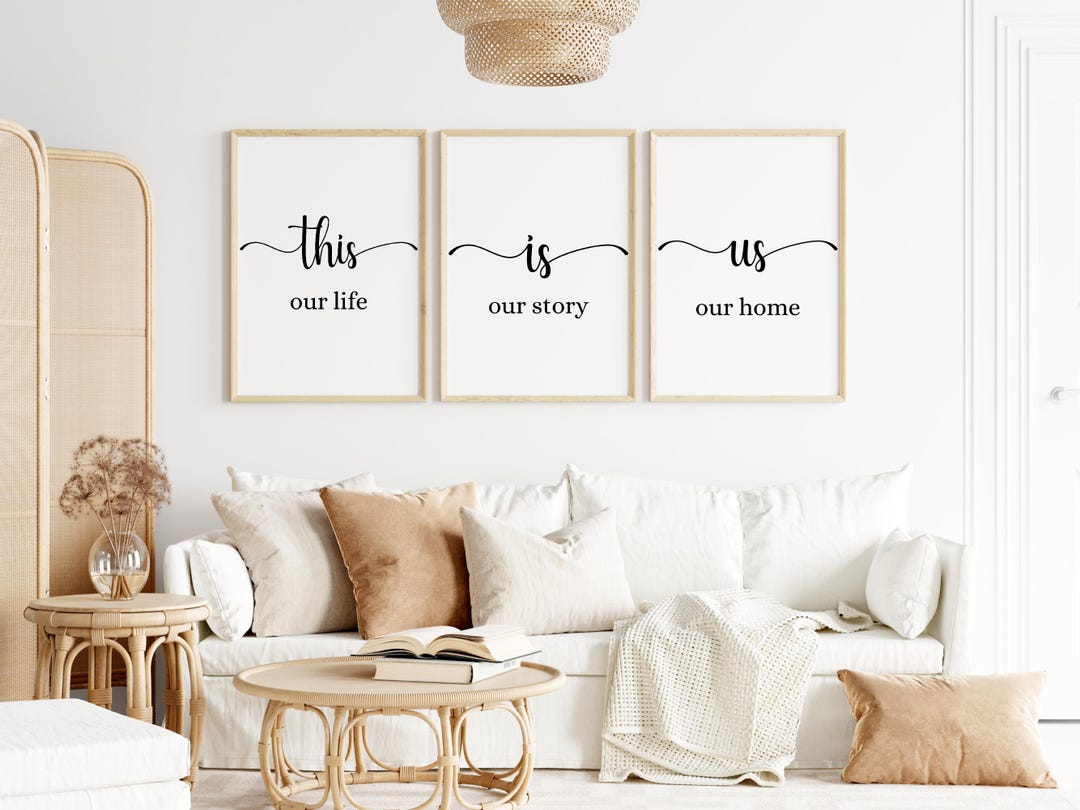 Set of 3 This is Us Prints Printable Wall Art Home Decor Quote Wall Art ...