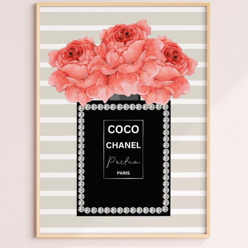 Coco Chanel Wall Art - Etsy