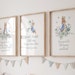 Peter Rabbit Nursery Print Set, Watercolor Kids Room Art (digital ...