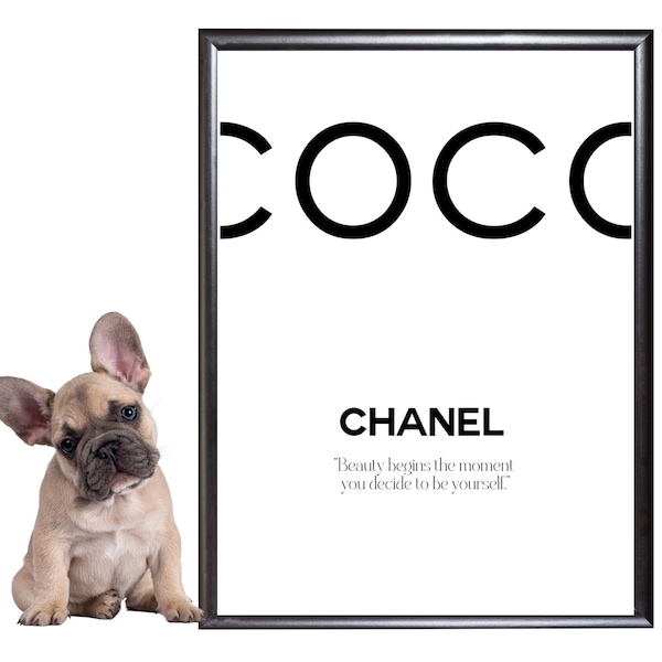 Coco Chanel Poster - Etsy