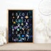 Outer Space Kids Alphabet Print Space Nursery Wall Art Boys Room Decor ...