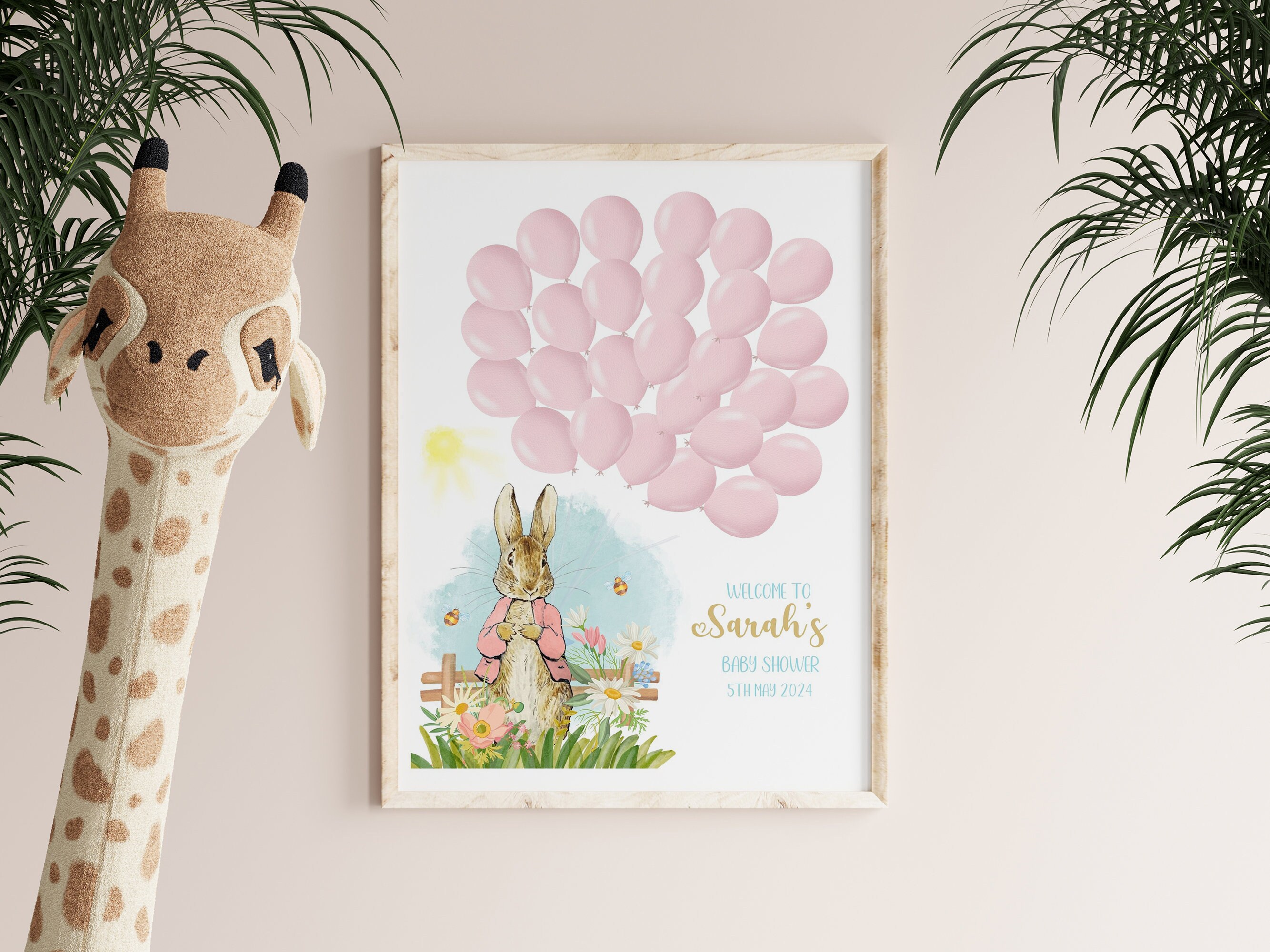 Peter Rabbit Alternative Guest Book Baby Shower Signature Book Peter ...