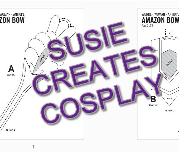 Amazonian Warrior Bow Pattern - Etsy