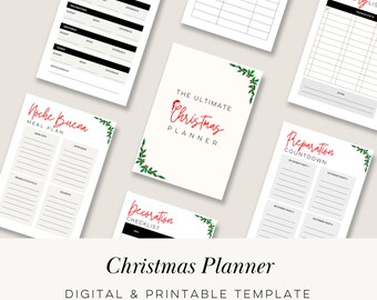 Christmas Tree Planning Sheet Instant Download Christmas Tree ...