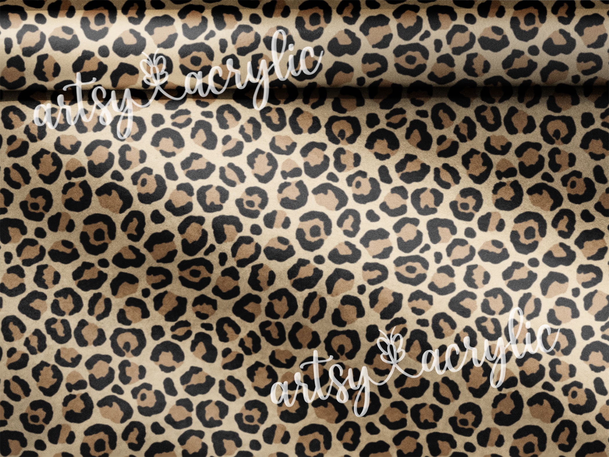 Leopard Spots Tan Artsy Acrylic - Etsy