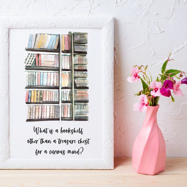 Bookshelf - Etsy