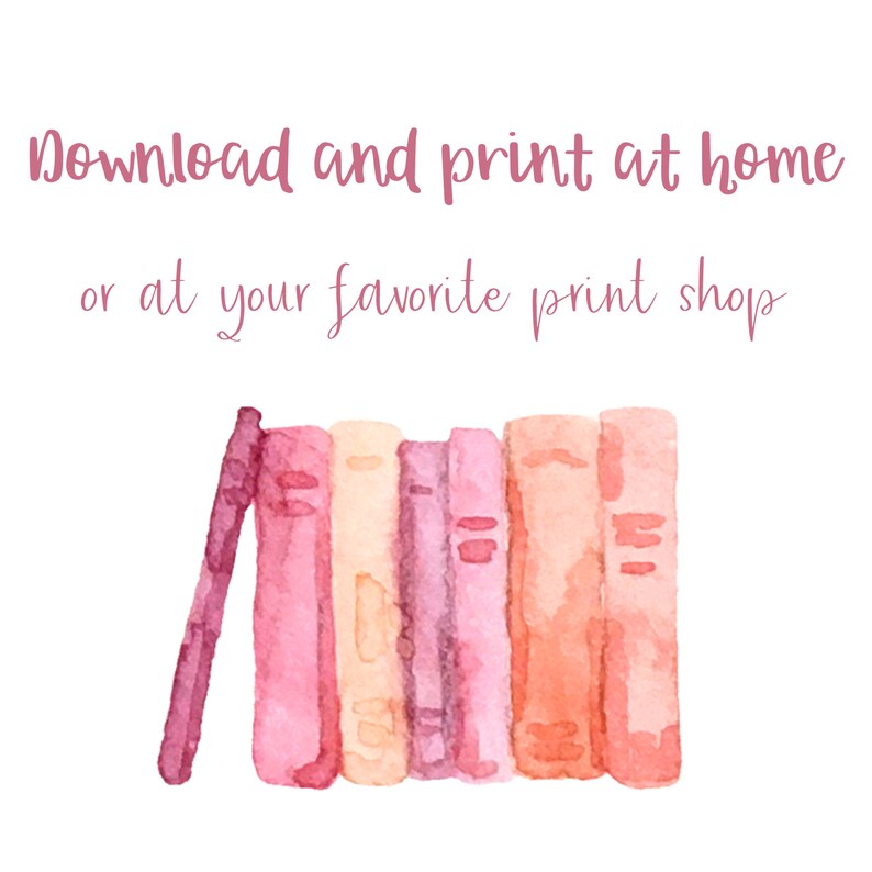 Book Club Notes Paper Book Stacks Writing Reading - Etsy