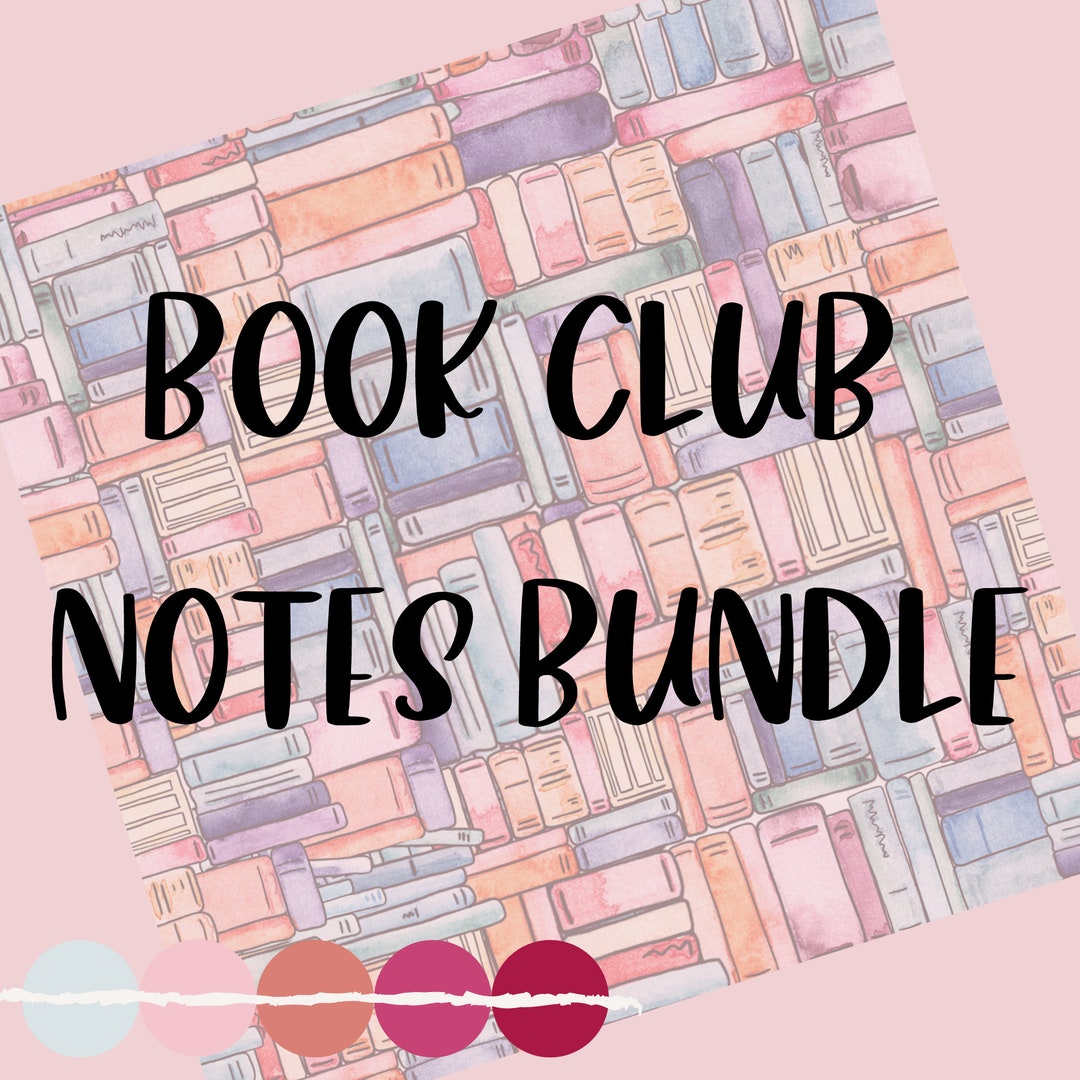 Book Club Notes Paper, Book Stacks, Coffee, Plants, Writing, Reading - Etsy