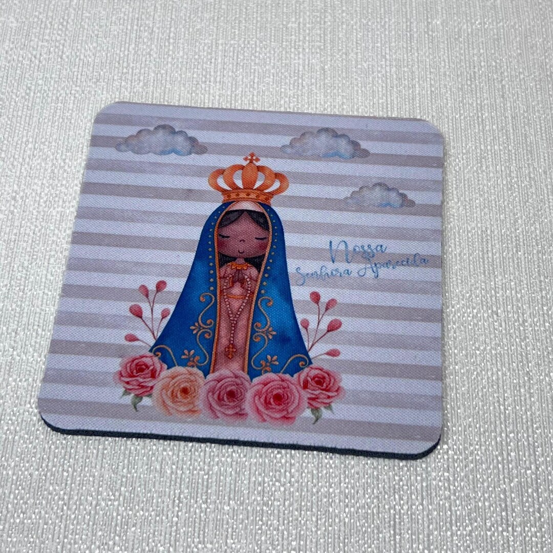Nossa Senhora Aparecida Coasters, Personalized Catholic Gift - Car ...