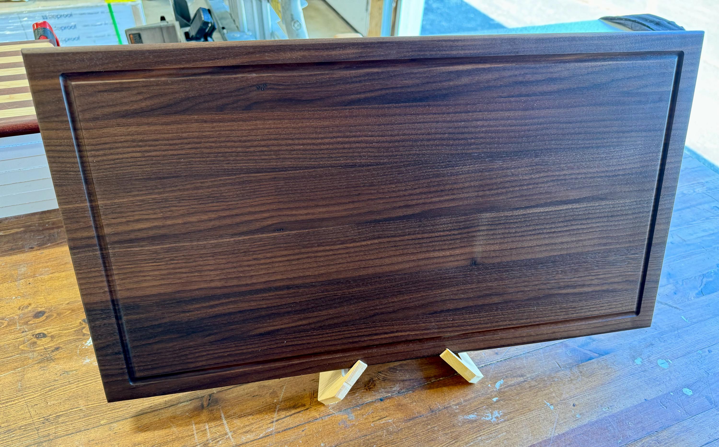 Black Walnut Edge Grain Cutting Board - Etsy
