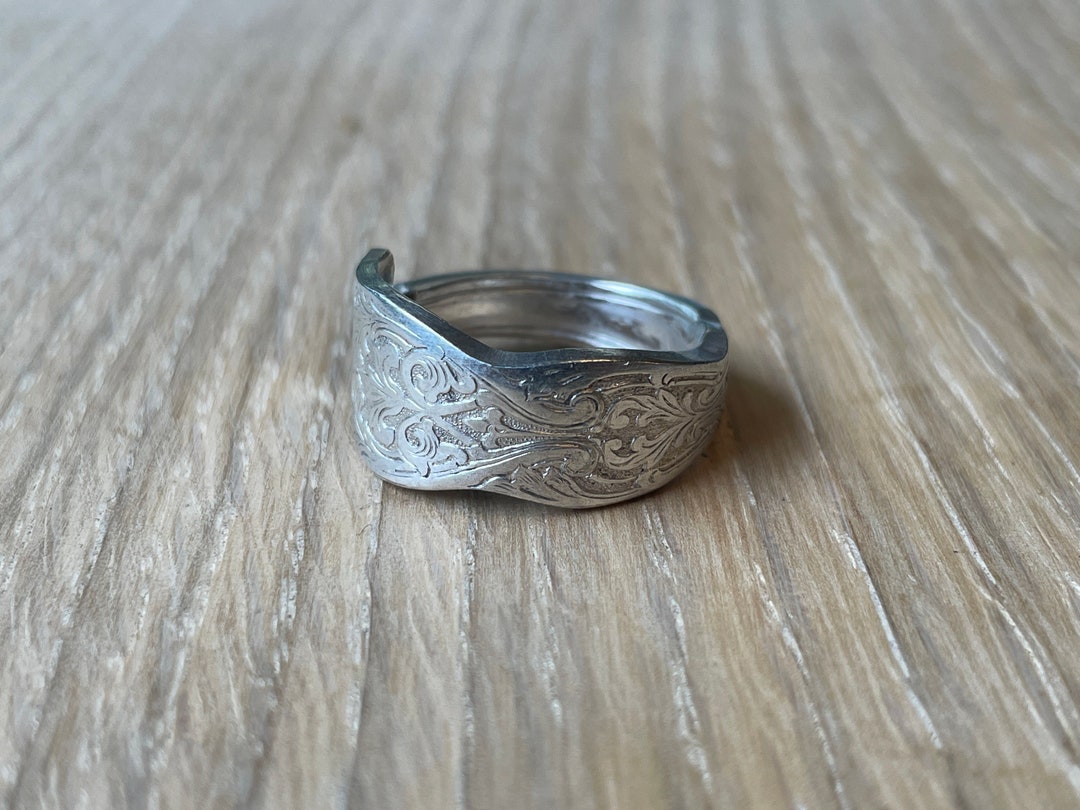 Silver Spoon Ring Silverware Rings Stainless Steel Spoon - Etsy