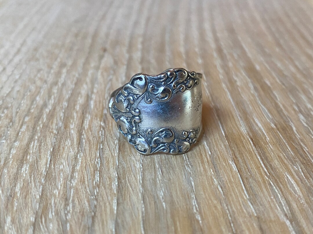 Silver Spoon Ring Silverware Rings Silverplate Spoon Ring - Etsy