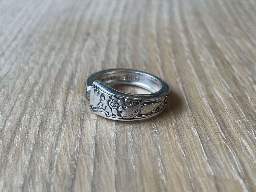 Silver Spoon Ring Silverware Rings Silverplate Spoon Ring - Etsy