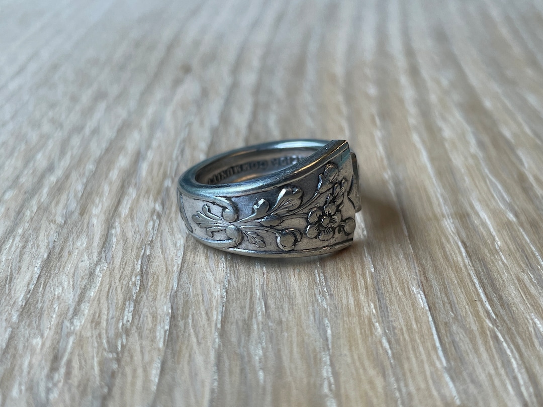 Silver Spoon Ring Silverware Rings Silverplate Spoon Ring - Etsy