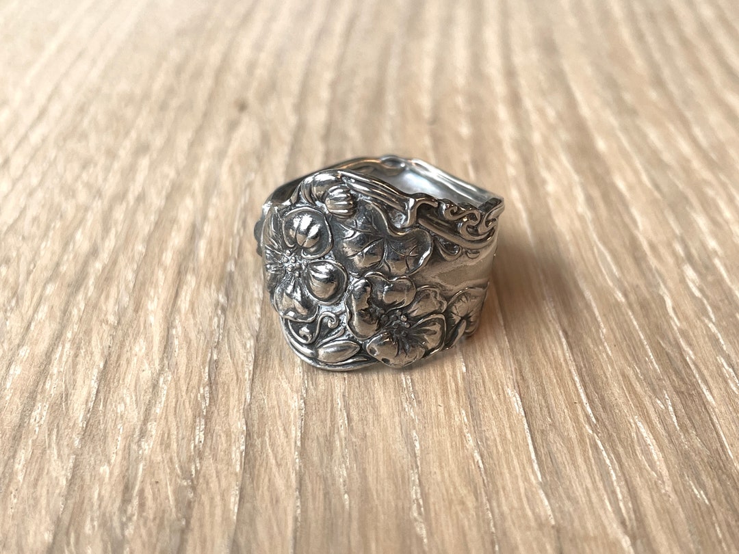 Silver Spoon Ring Silverware Rings Silverplate Spoon Ring Spoon Jewelry ...