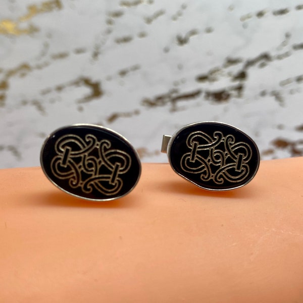 Celtic Cufflinks - Etsy
