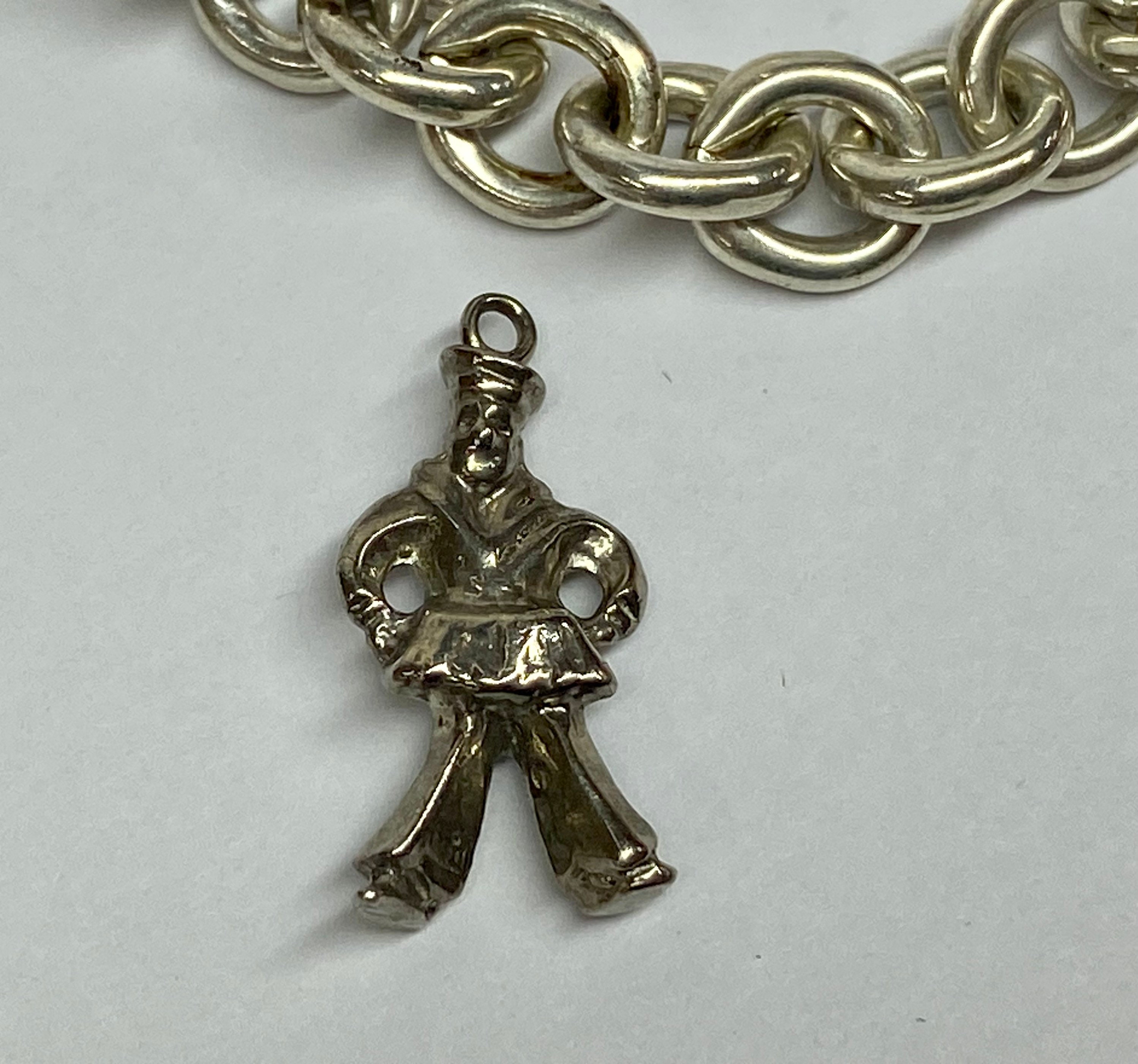 Vintage 925 Sterling Silver Circus Clown Charm Set - Etsy