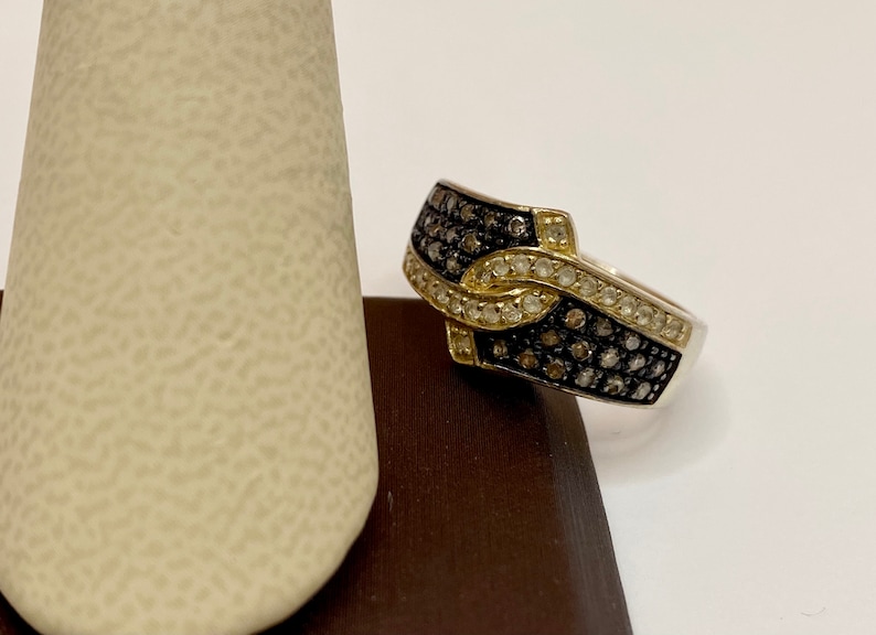 Vintage 925 FAS Thailand Sterling Silver CZ Women's Ring - Etsy