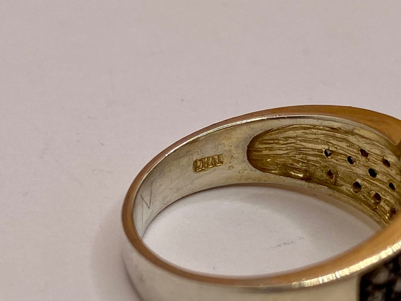 Vintage 925 FAS Thailand Sterling Silver CZ Women's Ring - Etsy