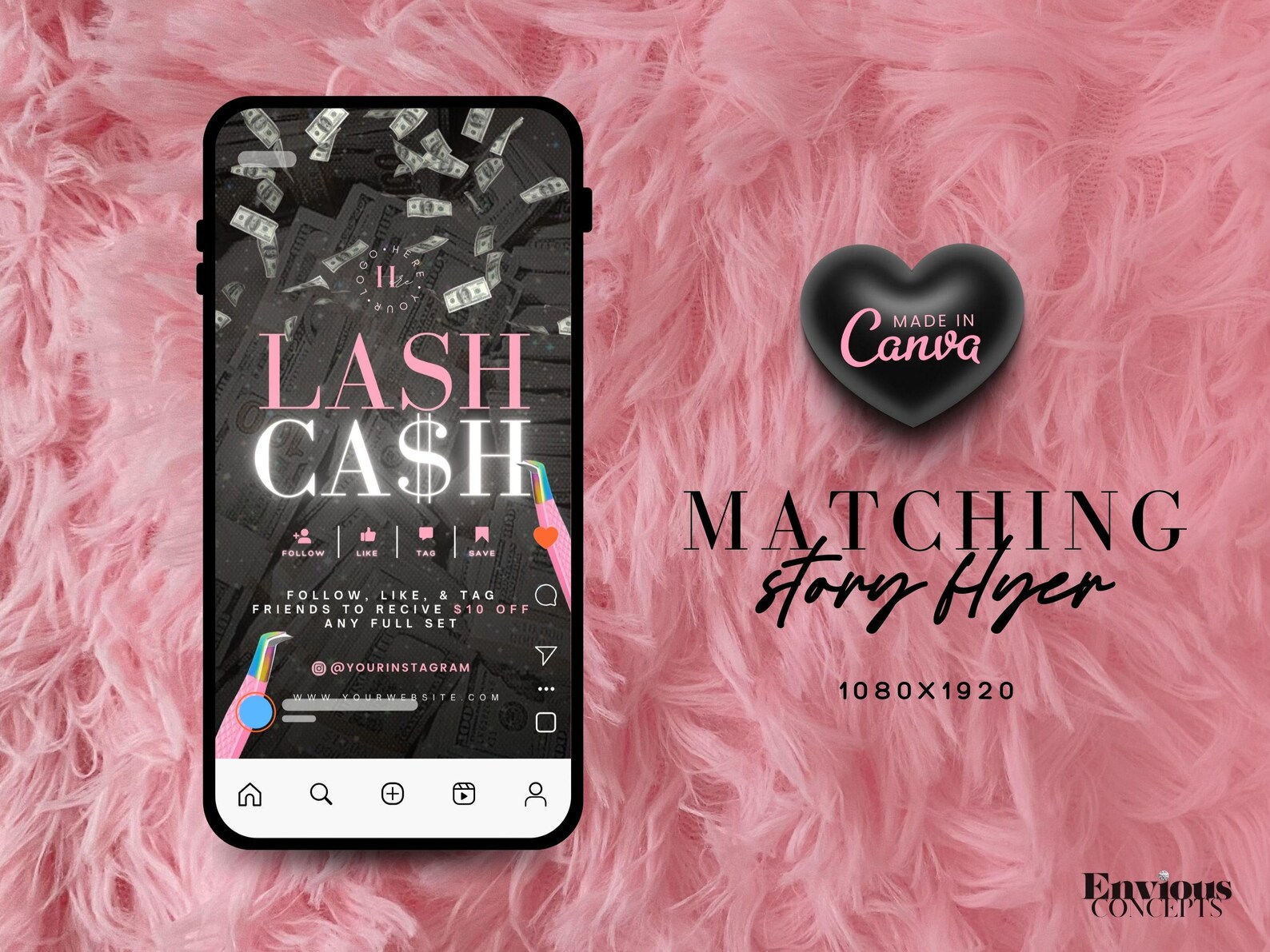 Lash Cash Flyer, Lash Specials, Lash Tech Flyer, DIY Flyer, Lash ...