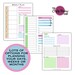 Digital Download Planner, Colorful Daily Weekly Monthly Planners ...