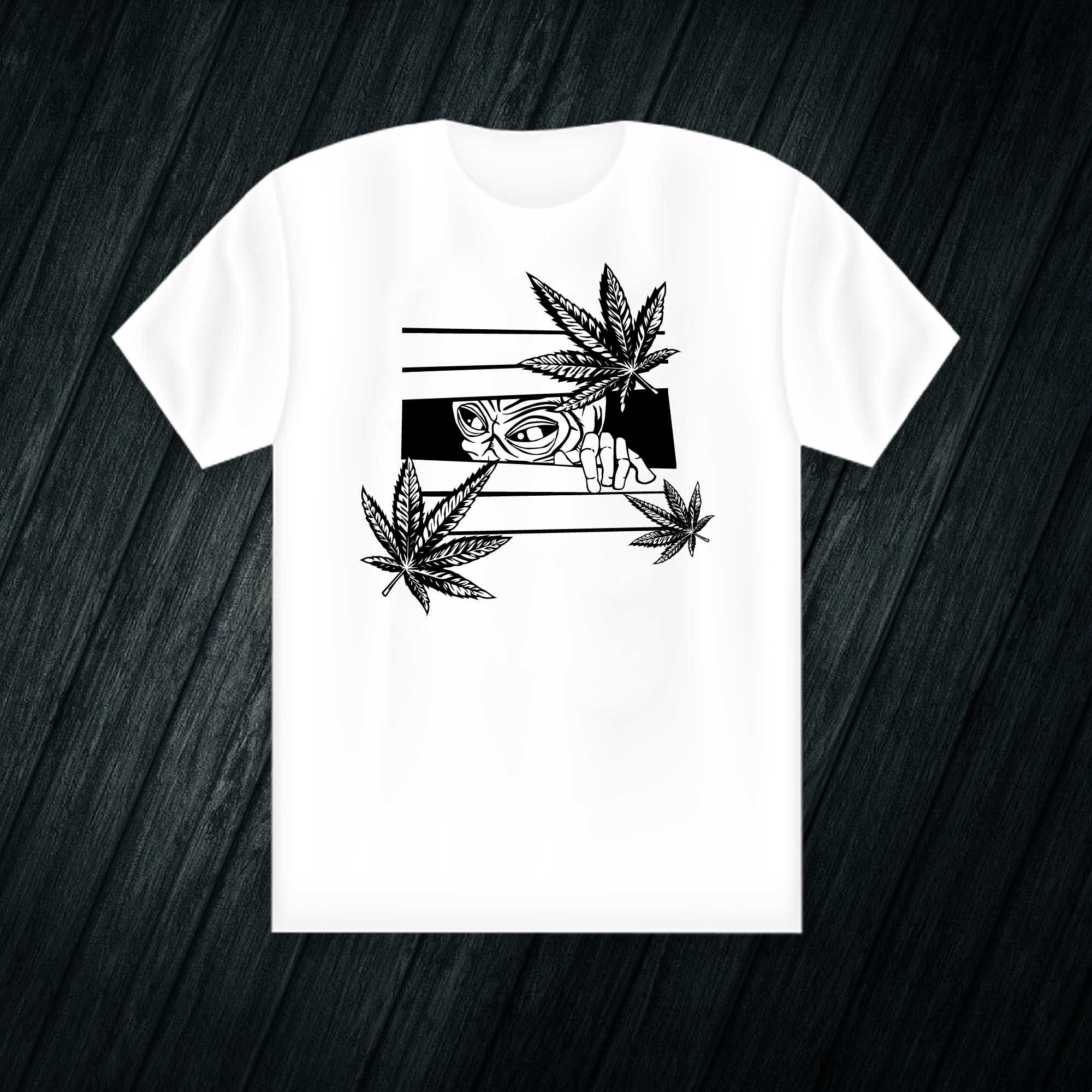 Alien Cannabis Silhouettes Cricut Cutting Files Clipart Cut Files SVG ...