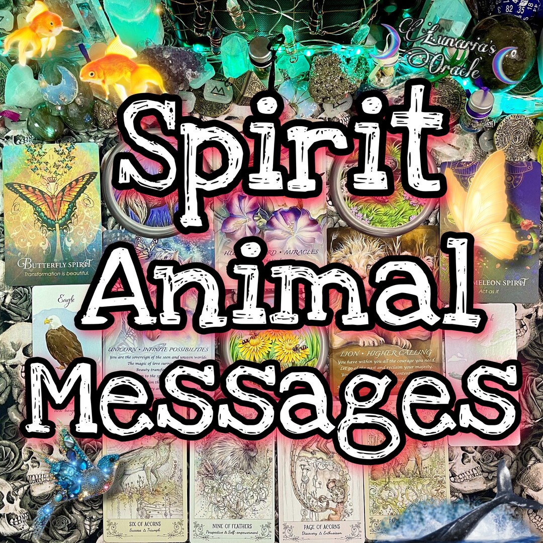Spirit Animal Messages, Tarot & Oracle Reading - Etsy