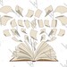 Open Book - Blowing Pages - Template SVG/PNG - Etsy