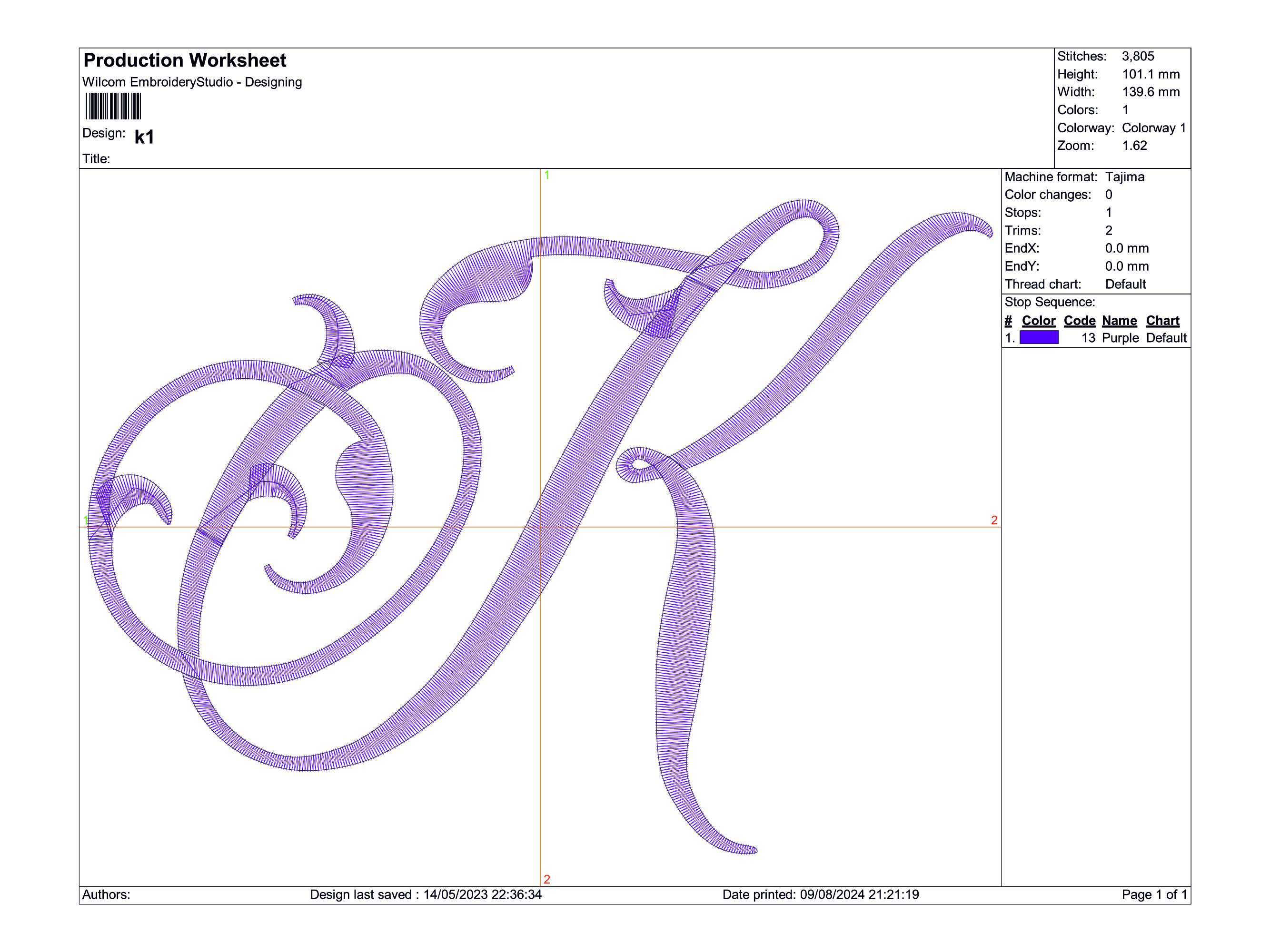 Monogram Letter K Embroidery Design, Script Font (download) - Etsy