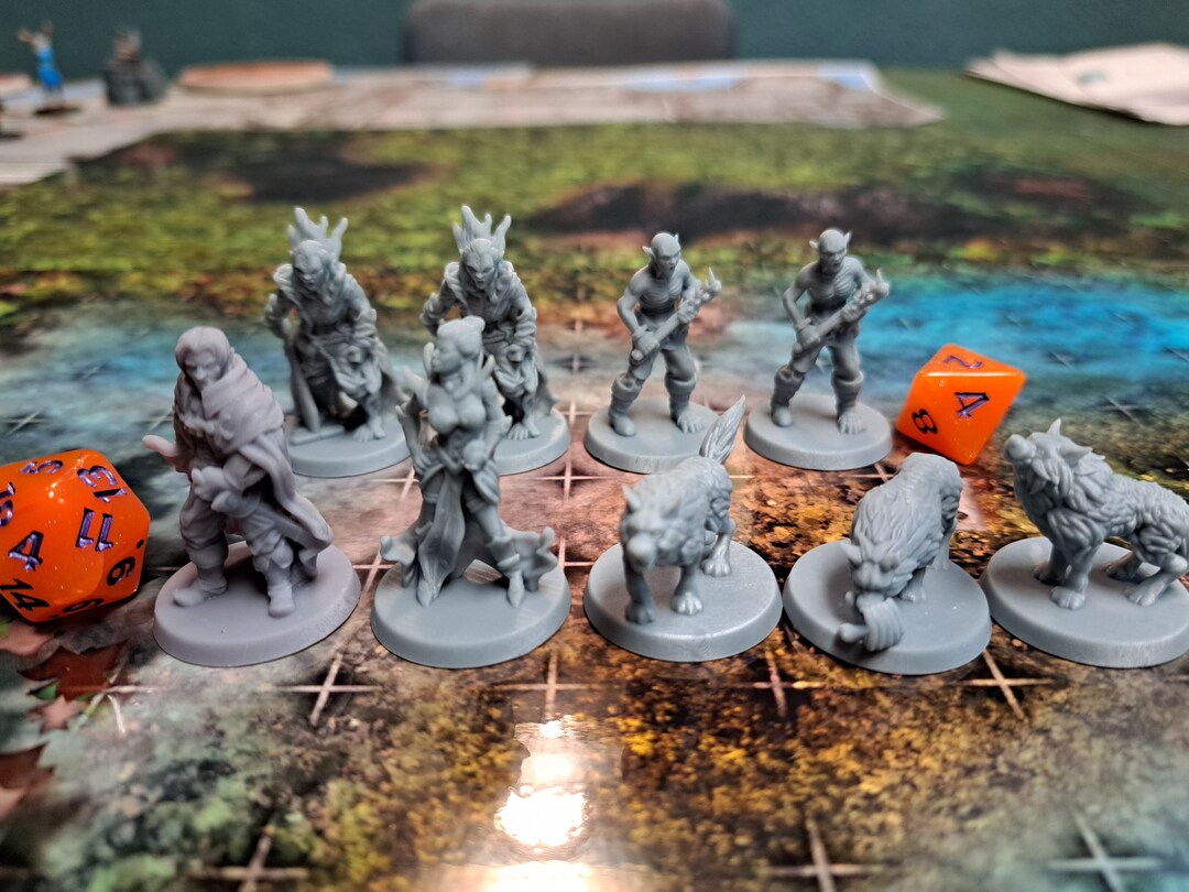 Vampires and Wolves RPG Miniatures Set - Etsy